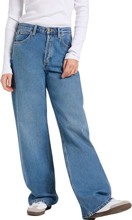 Lee Damen-Jeans Low Slung Slouch, Loose Fit, Wide Leg