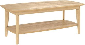 Rendez-Vous D&eacute;co Table basse rectangulaire en bois clair - SADI