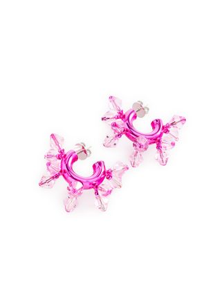 Hugo Kreit Messingohrringe - Rosa