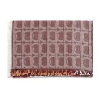 Ferragamo Amaranth Baumwollschal Made in Italy - - Accessories - Herren - Rot - ONE SIZE