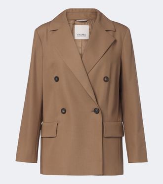 Max Mara Zweireihiger Blazer aus Wolle
