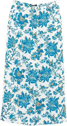 Etro Femme, Pantalons, Bleu, Taille: 40 FR Pantalon Large