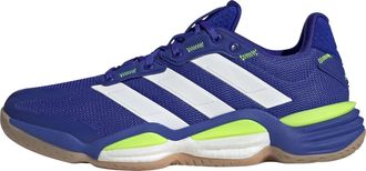 adidas Herren Stabil 16 Indoor Shoes Sportliche Schuhe, Lucid Blue/Cloud White/Lucid Lemon, 46 2/3 EU