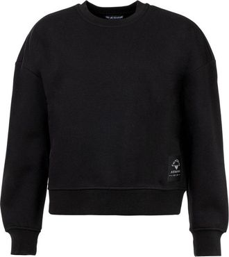 Emporio Armani Sweater Damen Sweatshirt Baumwolle Iconic Terry
