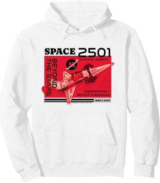 Meccano Space 2501 Raumschiff Retro Pullover Hoodie