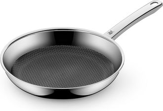 WMF Profi Resist Bratpfanne 24 cm - Edelstahl-Pfanne mit kratzfester Wabenstruktur und Antihaftbeschichtung, induktionsgeeignet, backofen-sp&uuml;lmaschinenfes