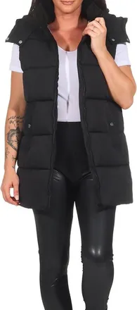 Hailys SL P VT PI44A Frauen Weste schwarz XS 100% Polyester Streetwear