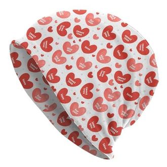 Generic Bonnet Tricot&eacute; Journ&eacute;e des Amoureux Doux Bonnets Mode Bonnet Thermo pour Temps Froid Homme Ski