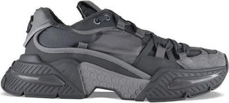 Dolce & Gabbana Low-Top Sneaker - Airmaster Sneakers - Gr. 41,5 (EU) - in Grau - f&uuml;r Damen