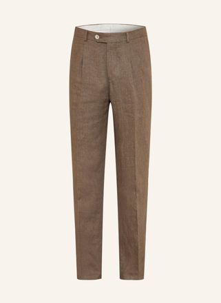 Brunello Cucinelli Brunello Cucinelli Anzughose Extra Slim Fit Aus Leinen braun