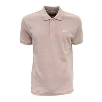 La Martina Homme, Tops, Rose, Taille: S Polo Rose Clair Bpmp01Pk