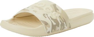 Crocs Herren All Day Camouflage Slide Schiebe-Sandalen, Knochenfarben, 46 EU