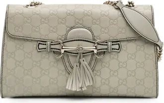 Gucci 2016-2025 Medium Guccissima Emily shoulder bag - Blanc