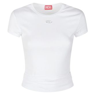 Diesel Femme, Tops, Blanc, Taille: 36 FR T-Bunny-Tail S1 T-Shirt