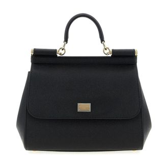 Dolce & Gabbana Dauphine Henkeltasche - - Bags - Damen - Schwarzk - ONE SIZE