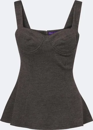 Ralph Lauren Collection Top p&eacute;plum en laine
