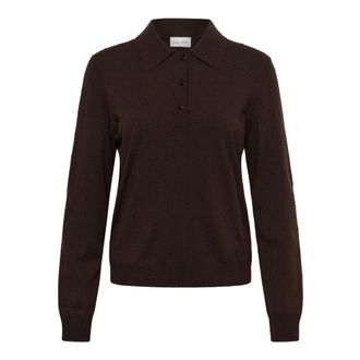 Part Two Rundhals-Strickware - - Knitwear - Damen - Braun - 2XL