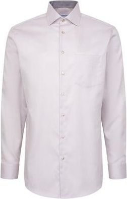 Seidensticker Chemise droite &agrave; poche en coton