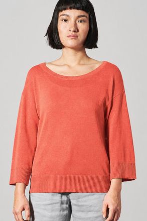 Hempage Hempage Damen vegan Pullover Light Weight Orange