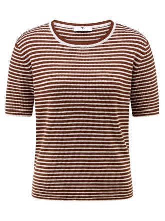 Peter Hahn Rundhals-Pullover Peter Hahn braun