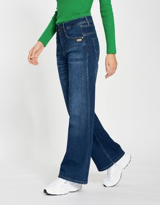 Gang Weite Jeans GANG GANG Jeans Wide Fit 94AMELIE WIDE, Damen, Gr. 25, blau, 79% Baumwolle, 19% Polyester, 2% Elasthan, Jeans, Topseller