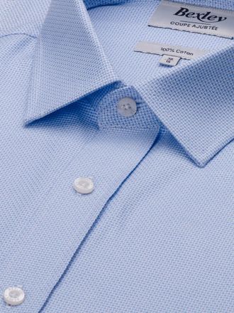 Bexley Vernon - Chemise homme bleu et blanc