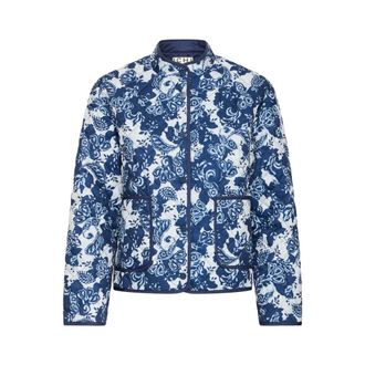 Ichi Ichi - Veste Imprim&eacute; Blueprint Paisley - Femme - Vestes - Multicolore - Taille: 36 FR