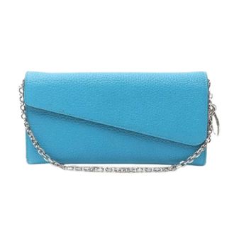 Dior Pre-owned Diorissimo Rencontre Leder Lange Geldb&ouml;rse - - Pre-owned - Damen - Blau - ONE SIZE