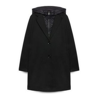 Fiorella Rubino Damen, M&auml;ntel, Schwarzk, 4XLGr&ouml;&szlig;e