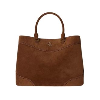 Ralph Lauren Femme, Sacs, Brun, Taille: ONE Size Lauren Suede Shoulder Bag