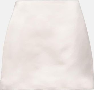 Lisa Yang Minirock aus Seidensatin