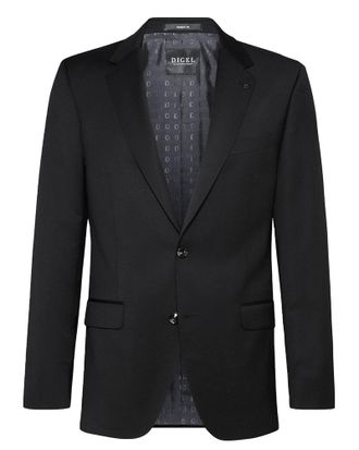 Digel Anzugsakko Preference aus Super 120 Schurwolle, Modern Fit in