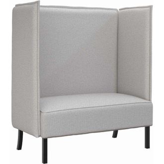 vidaXL Hoher R&uuml;cken Sofa Wolken-Grau 109 x 56 x 121 cm Stoff Vidaxl