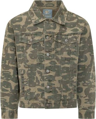 KidSuper Studios Homme, Vestes, Vert, Taille: XS Veste Camo Visage