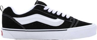 Vans Knu Skool Wattiert Skater-Schuhe f&uuml;r Herren, Wildleder (Schwarz/Wei&szlig;)