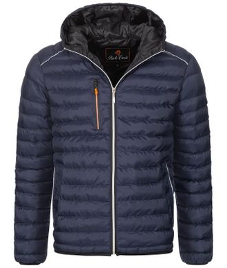 Rock Creek Herren Steppjacke &Uuml;bergangsjacke Leicht Herrenjacke M&auml;nner Jacken Stepp Jacken mit Kapuze Daunenjacke Thremojacke H-317 Navy 2XL