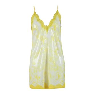 Msgm Damenkleid - - Dresses - Damen - Gelb - XS