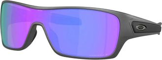 Oakley unisex, Accessoires, Gris, Taille: 32 MM Lunettes de Soleil Polaris&eacute;es Violet Turbine Rotor
