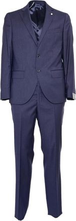 Luigi Bianchi Mantova Homme, Costumes, Bleu, Taille: S Abiti