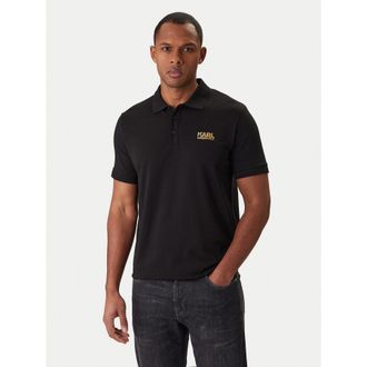 Karl Lagerfeld Poloshirt 745780 500235 Schwarz Regular Fit