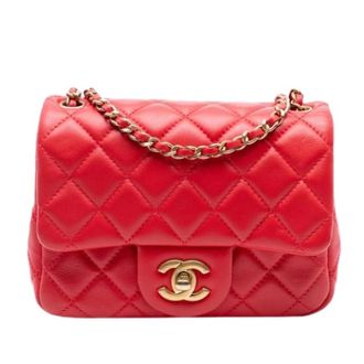 Chanel Pre-owned Vintage Quilted Crossbody Bag - - Pre-owned - Damen - Rot - ONE SIZE