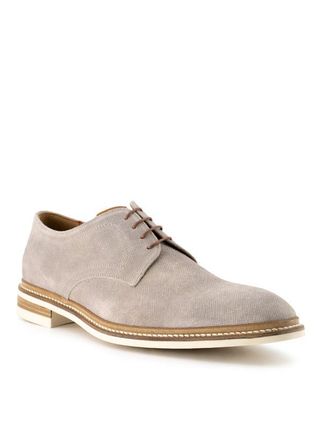 Rosso E Nero Herren Derby grau Velours