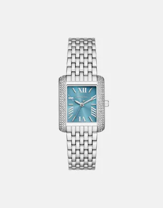 Michael Kors Emery - Montre pour femme en acier inoxydable &agrave; 3 aiguilles - Argent&eacute;