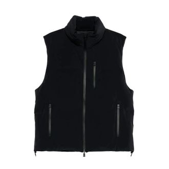 Herno &Auml;rmellose Weste mit Rei&szlig;verschluss - - Jackets - Herren - Schwarzk - 2XL