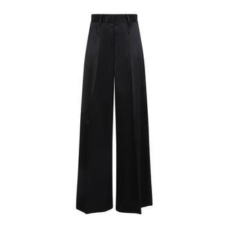 Jil Sander Wide-Leg-Hose - - Trousers - Damen - Schwarzk - S