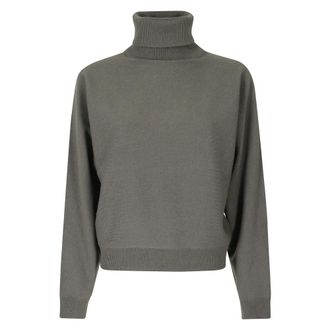 Vince Pull &agrave; col roul&eacute; Dolman - Femme - Pulls - Vert - Taille: 36 FR