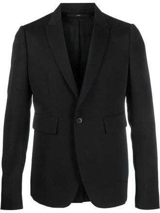 SAPIO blazer à simple boutonnage - Noir