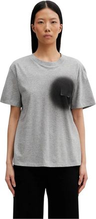Maison Margiela T-shirt &agrave; effet spray - Femme - Tops - Gris - Taille: 36 FR