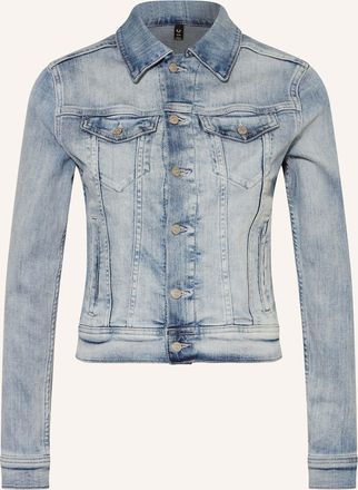 True Religion Cropped-Jeansjacke blau