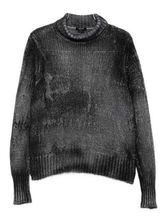 Avant Toi Pull Col Roul&eacute; - Bleu Fonc&eacute;